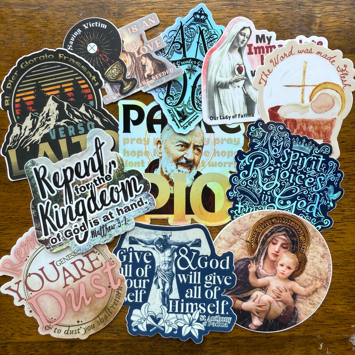 Catholic Stickers – Catholic T-Shirt Club